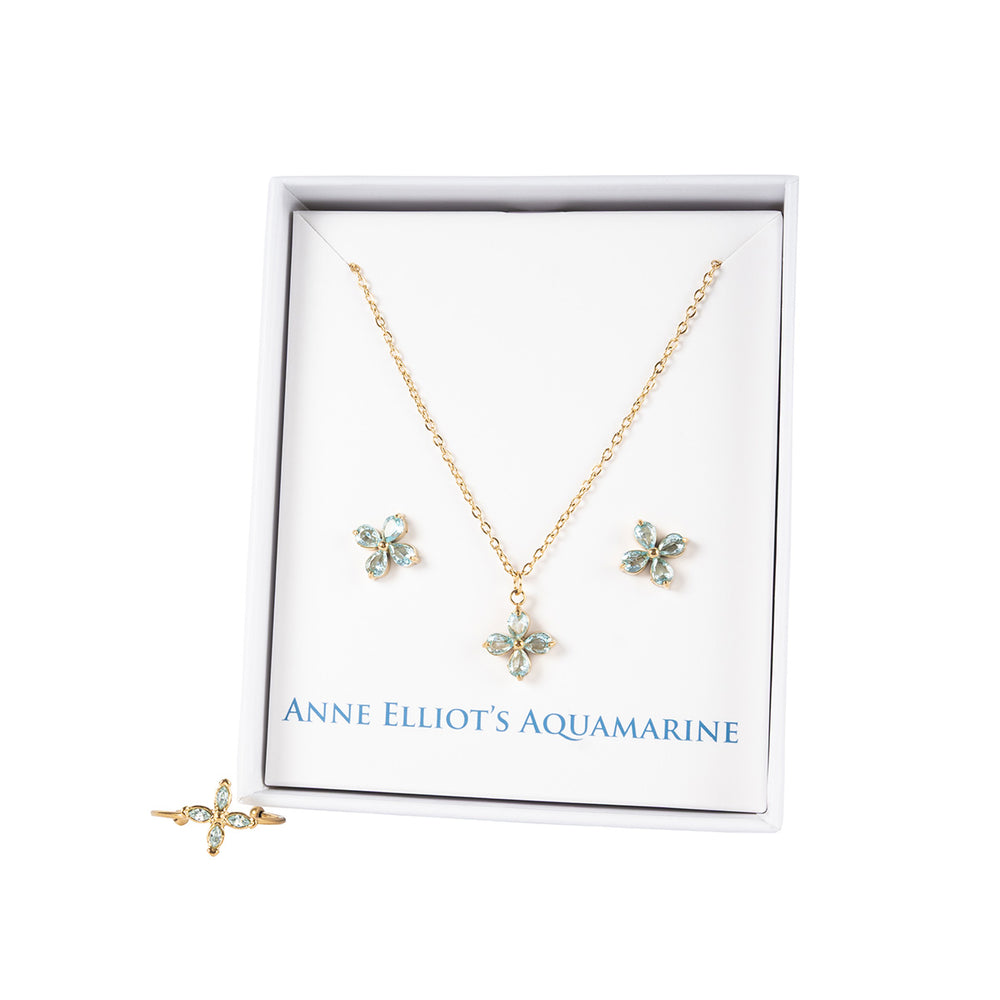 Anne Elliot Necklace and Earring Set - Jane Austen Gifts