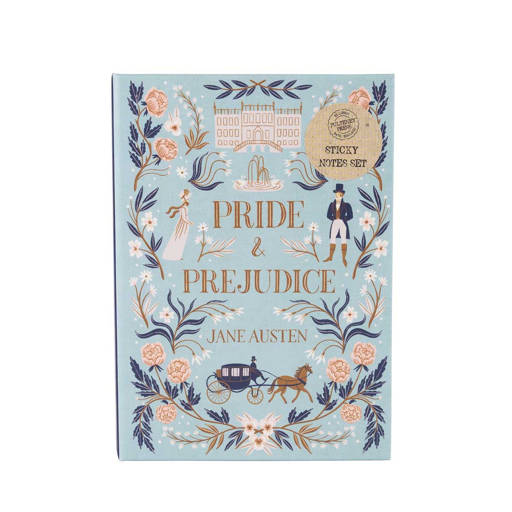 Pride and Prejudice Sticky Notes - Jane Austen Gifts