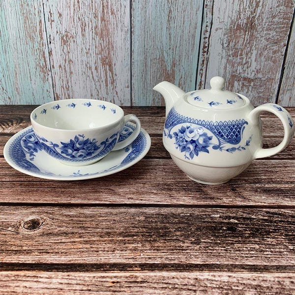 Bone China Tea Set For One - Jane Austen Netherfield Design | Exclusive ...