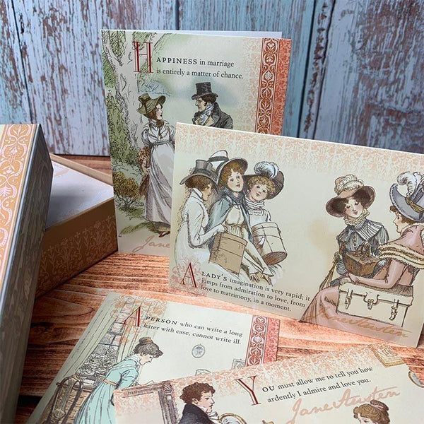 Jane Austen Notecards - Pride and Prejudice - Jane Austen Gifts