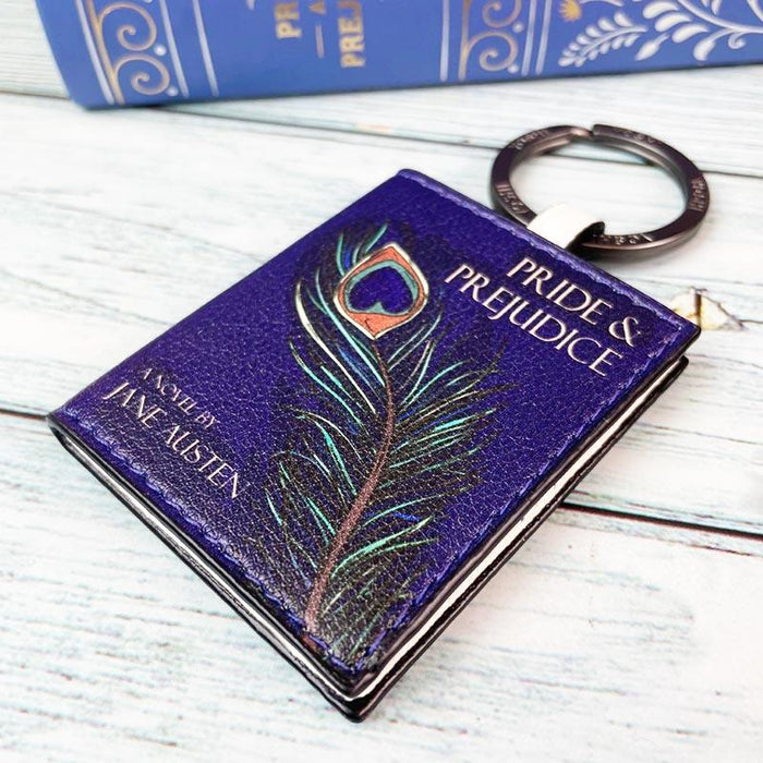 Jane Austen Pride and Prejudice Book Design Keyring - Default Title ...