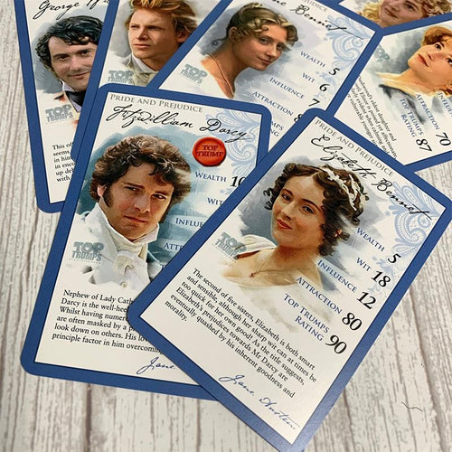 Jane Austen Top Trumps - Jane Austen Gifts
